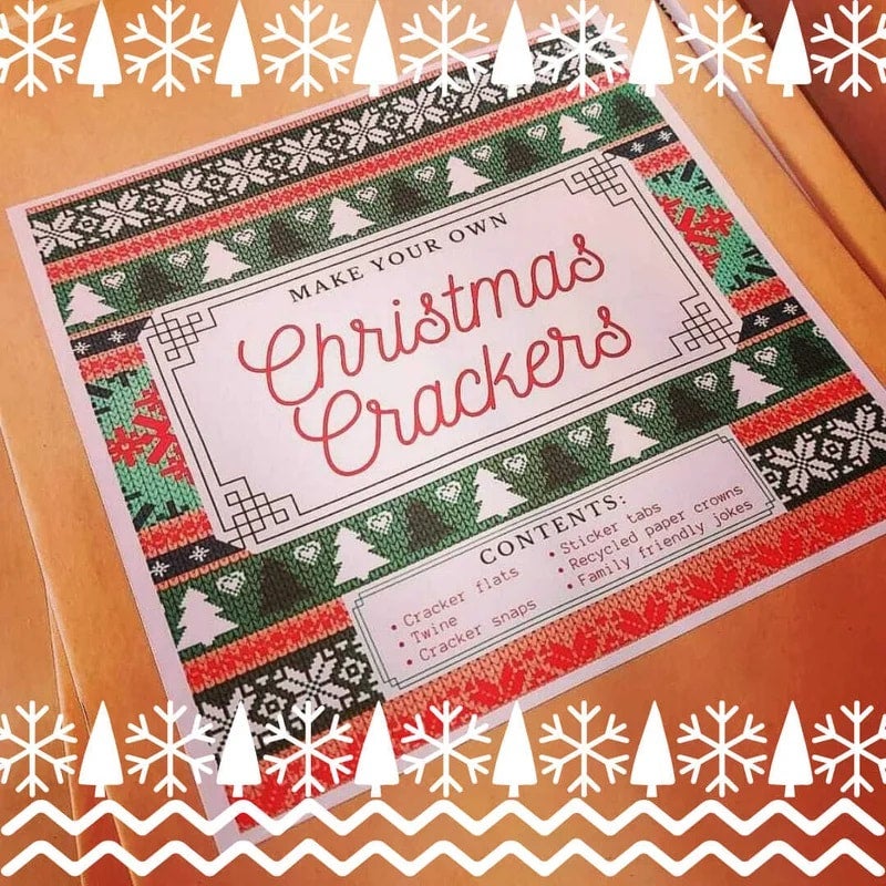 Octagon Make Your Own Christmas Cracker Kit Pack of 4 or 10 | Bramley ...